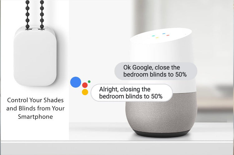 Google Home on Soma Smart Shades