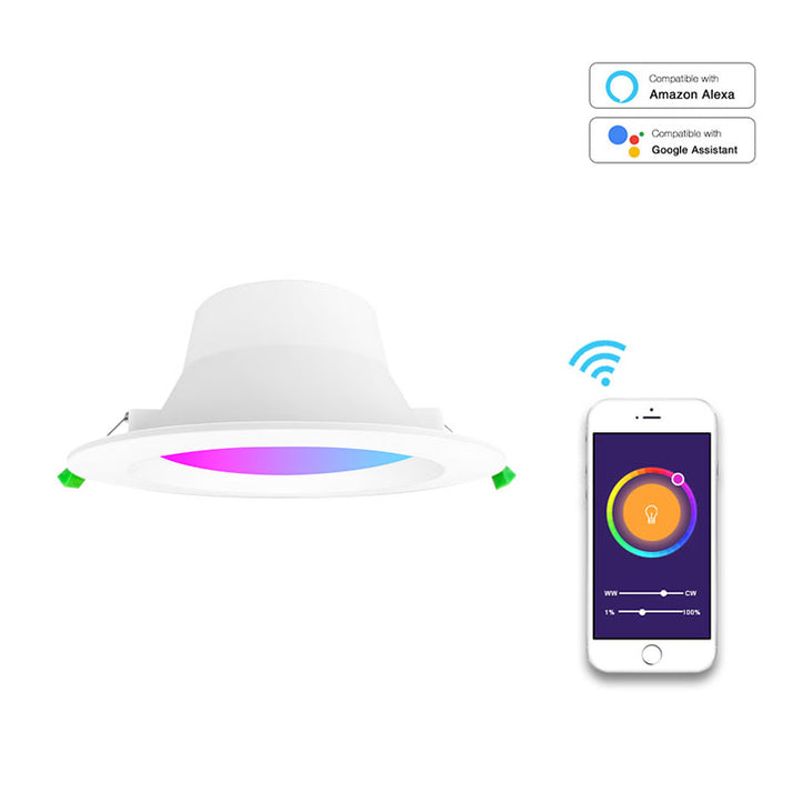 Smart RGBW Zigbee DownLight Smart Home Lighting Home Automation
