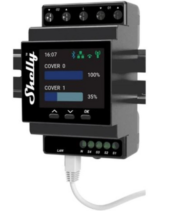 SHELLY PRO DUAL COVER / SHUTTER PM, Smart home Automation Australia