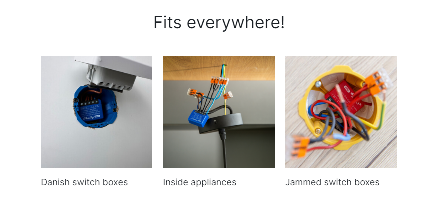 Shelly 1 Mini Gen3, Smart Home Automation Australia