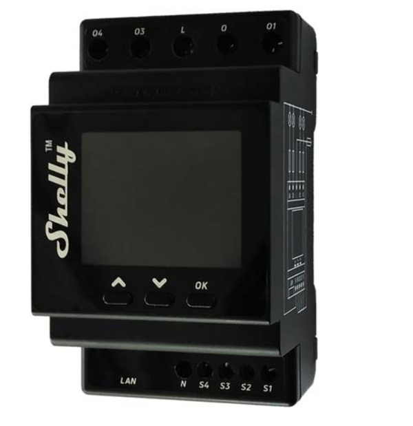 Shelly Pro 4PM, Home Automatio Din Rail Smart Home Wifi Relay Module