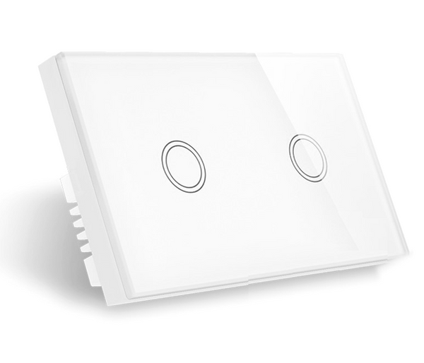 Zigbee Double Light Switch Smart Home Automation Australia Wall 2 Gang