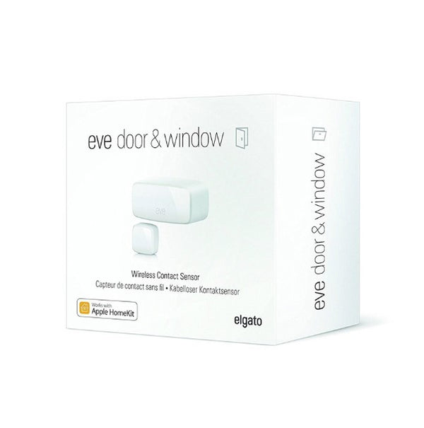 Eve HomeKit Door Window Sensor Apple Smart Home Device Siri Controlled