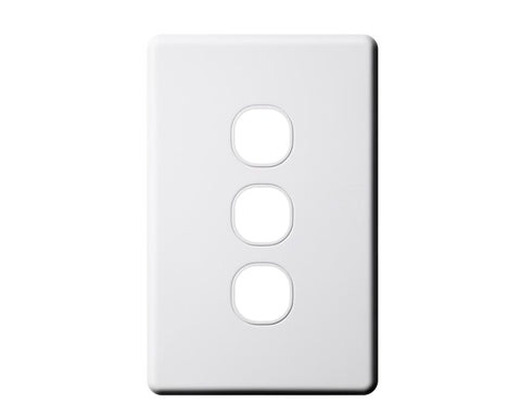 Slimline Triple Switch Plate 3 Gang | Oz Smart Things Smart Home Automation