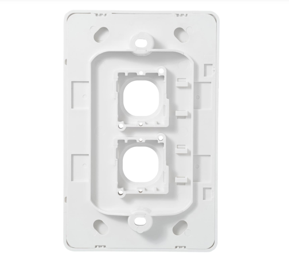 Double Switch Plate Shadowline 2 Gang | Oz Smart Things Smart Home ...